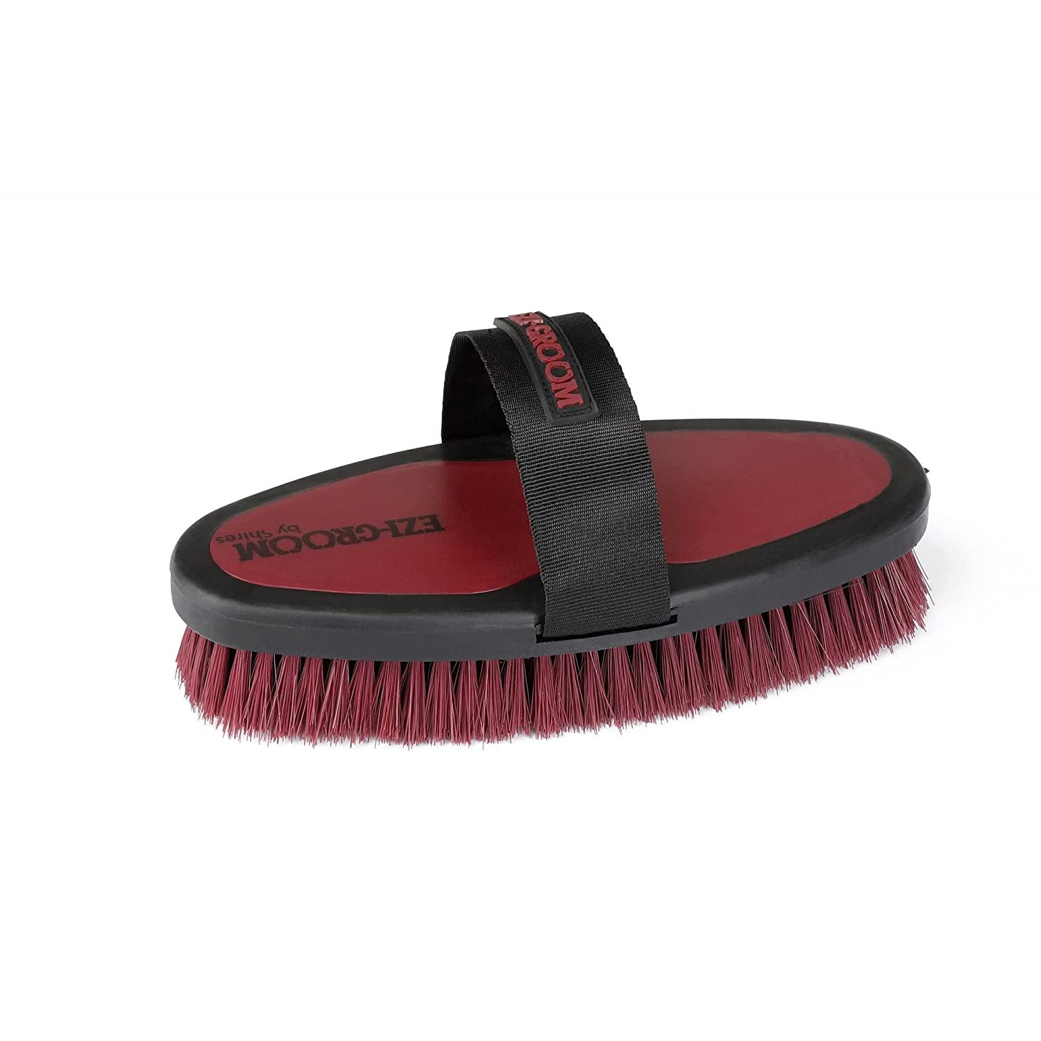 Ezi Groom Body Brush - Burgundy – Equine Essentials