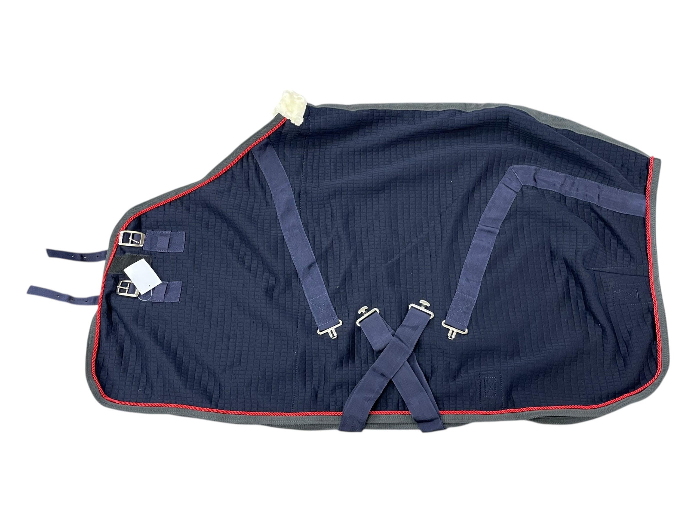 Dura-Tech Ashby Thermal Rug *NWT* - Navy/Red/Gray - 54" - USED – Equine ...
