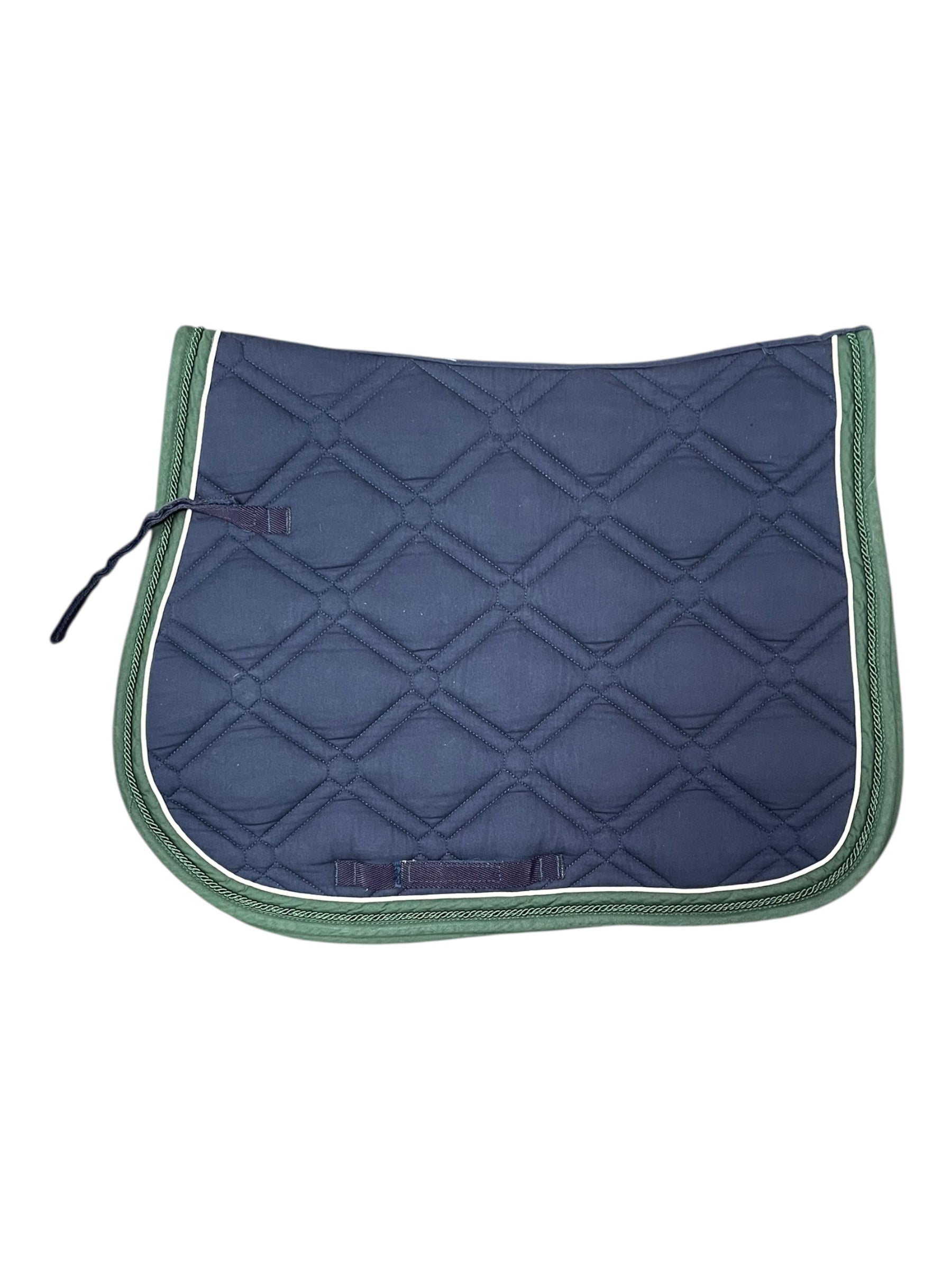 Ovation AP Pad - Navy/Hunter/White - Est. F/S - USED – Equine Essentials