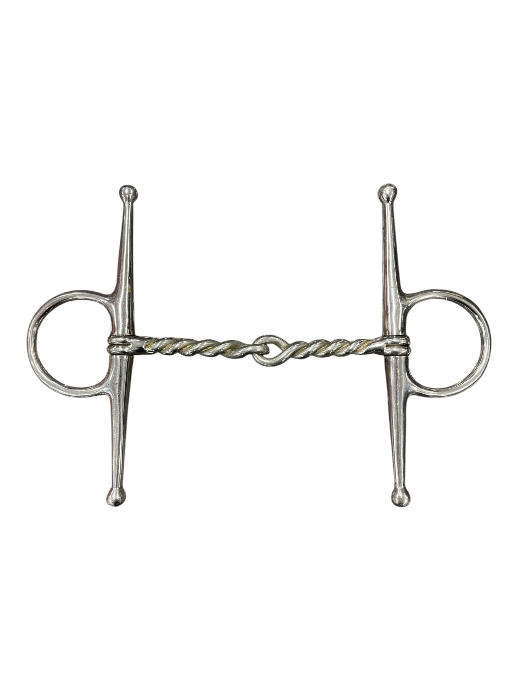 Full Cheek Twisted Wire Snaffle - SS - 5" - USED – Equine Essentials