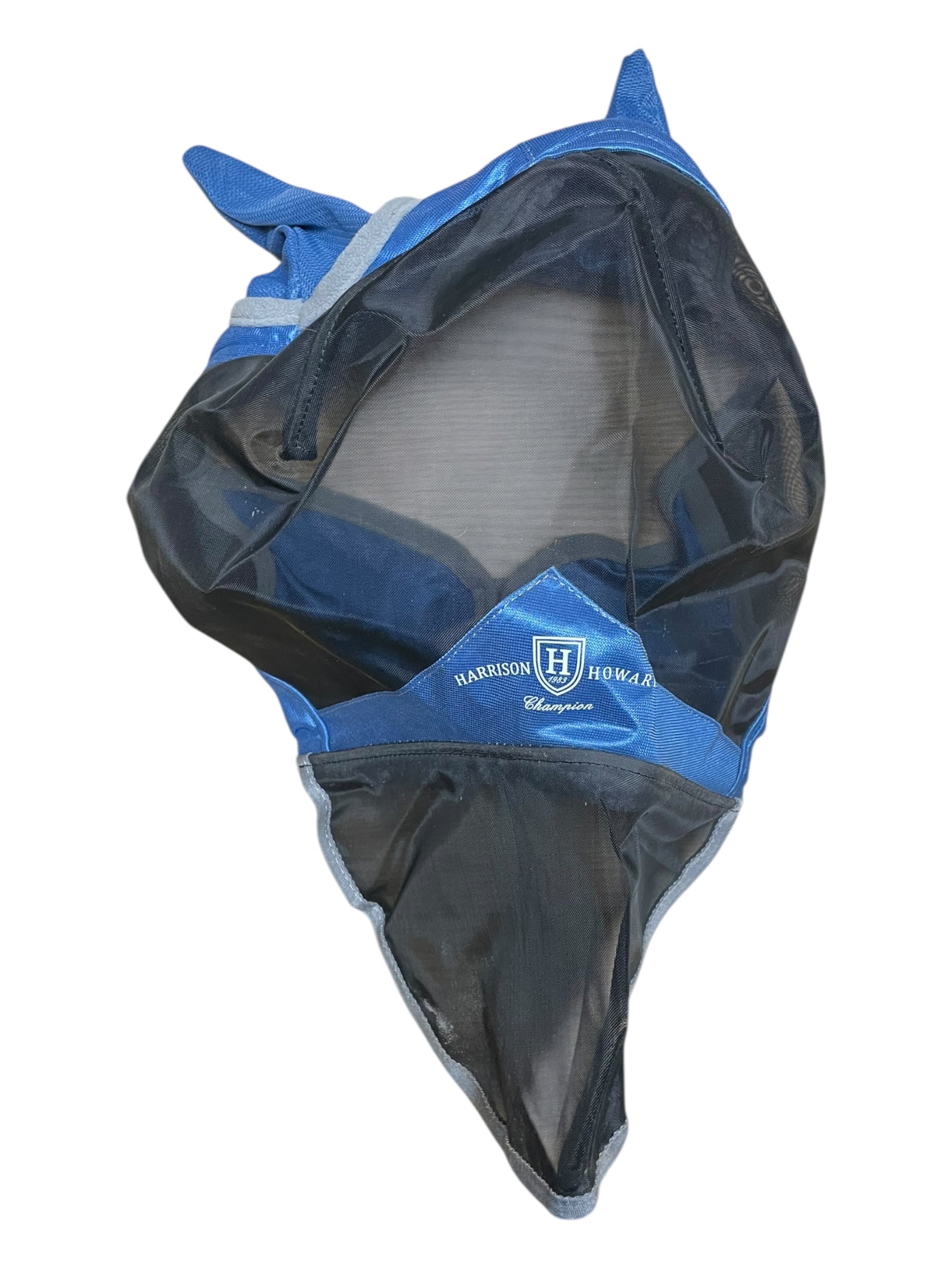 Harrison Howard Fly Mask - Black/Blue - F/S - USED – Equine Essentials