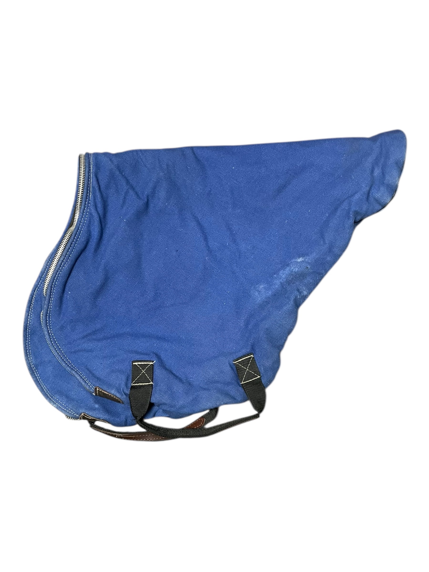 English Saddle Carrier Bag - Blue - USED – Equine Essentials