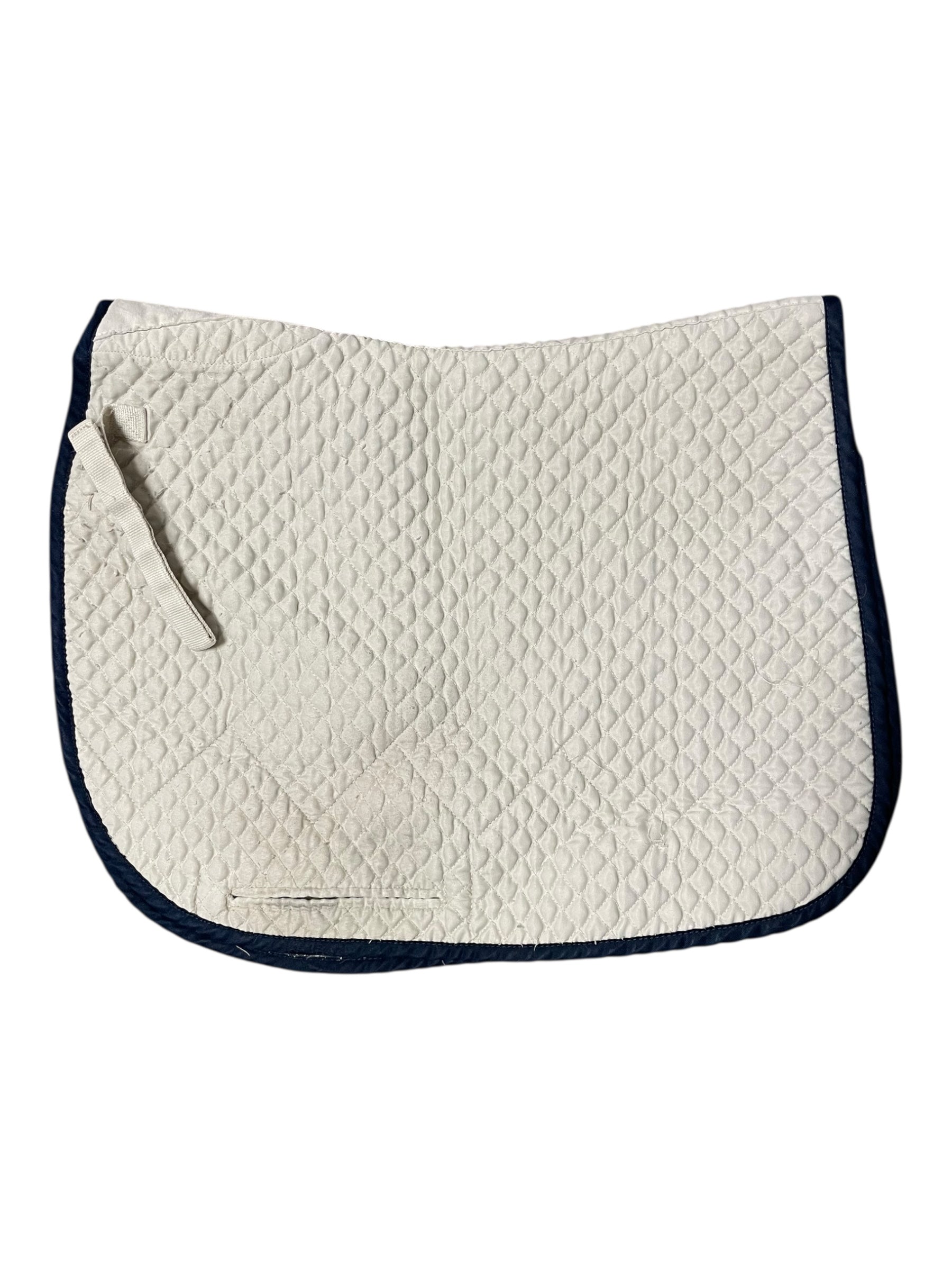 AP Pad - White/Navy - Est. F/S - USED – Equine Essentials